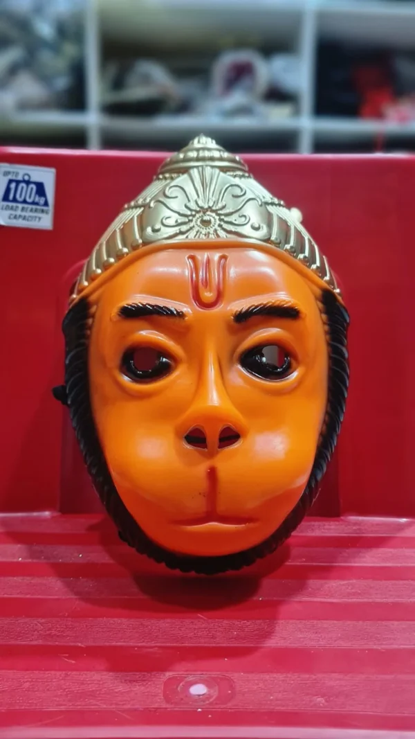 Hanuman ji Face mask ( Full Size ) – Ramleela Dress